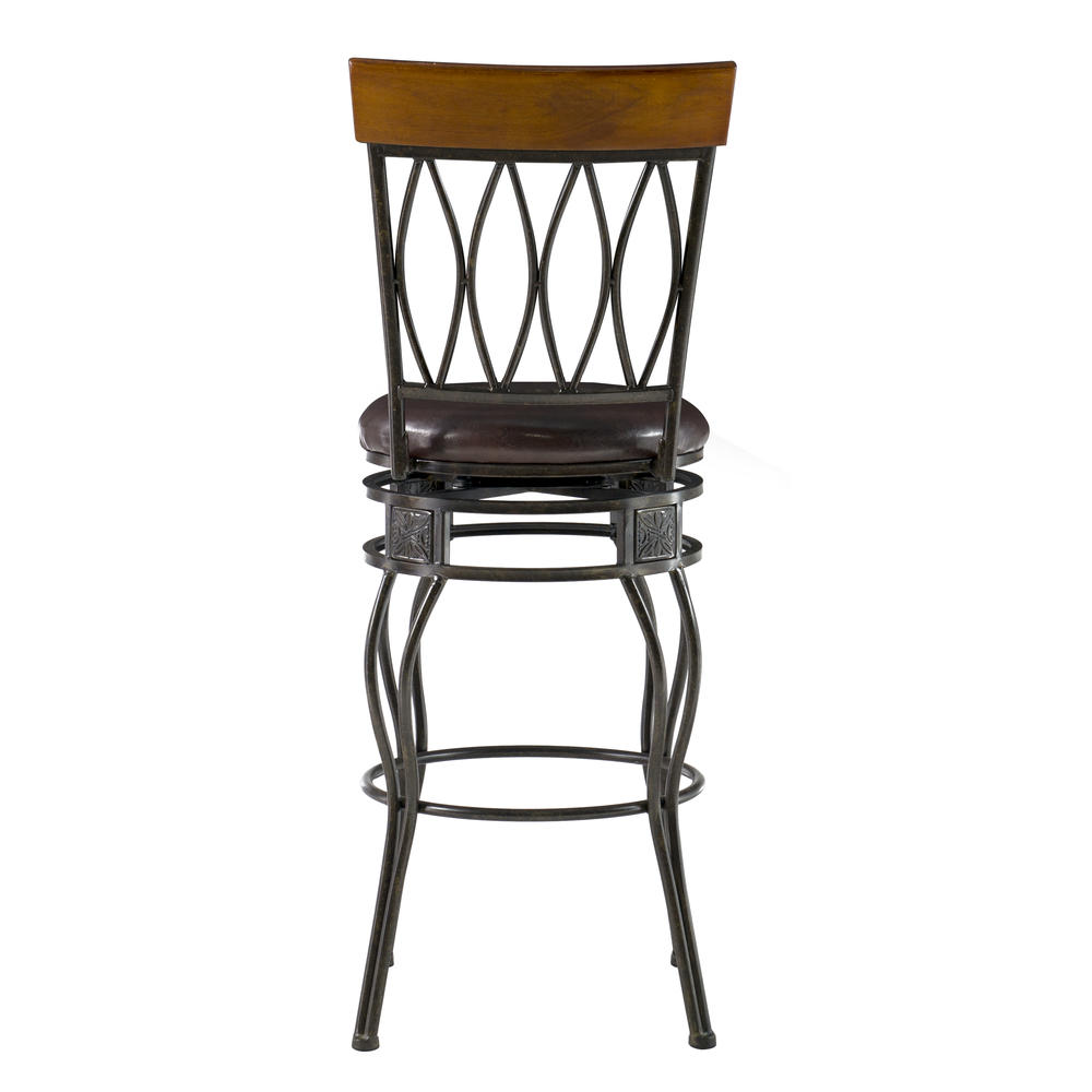 Linon Four Oval Back Bar Stool