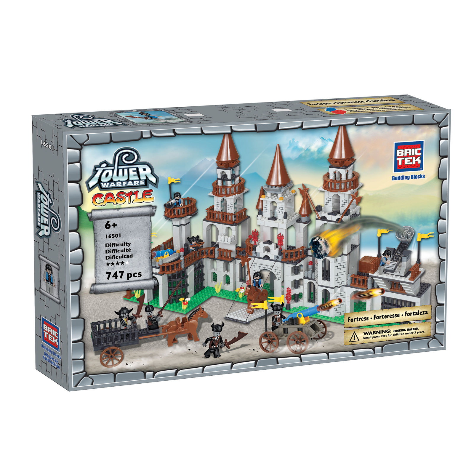 UPC 697306165016 - Tower Warfare Castle Fortress - Building Set by ...