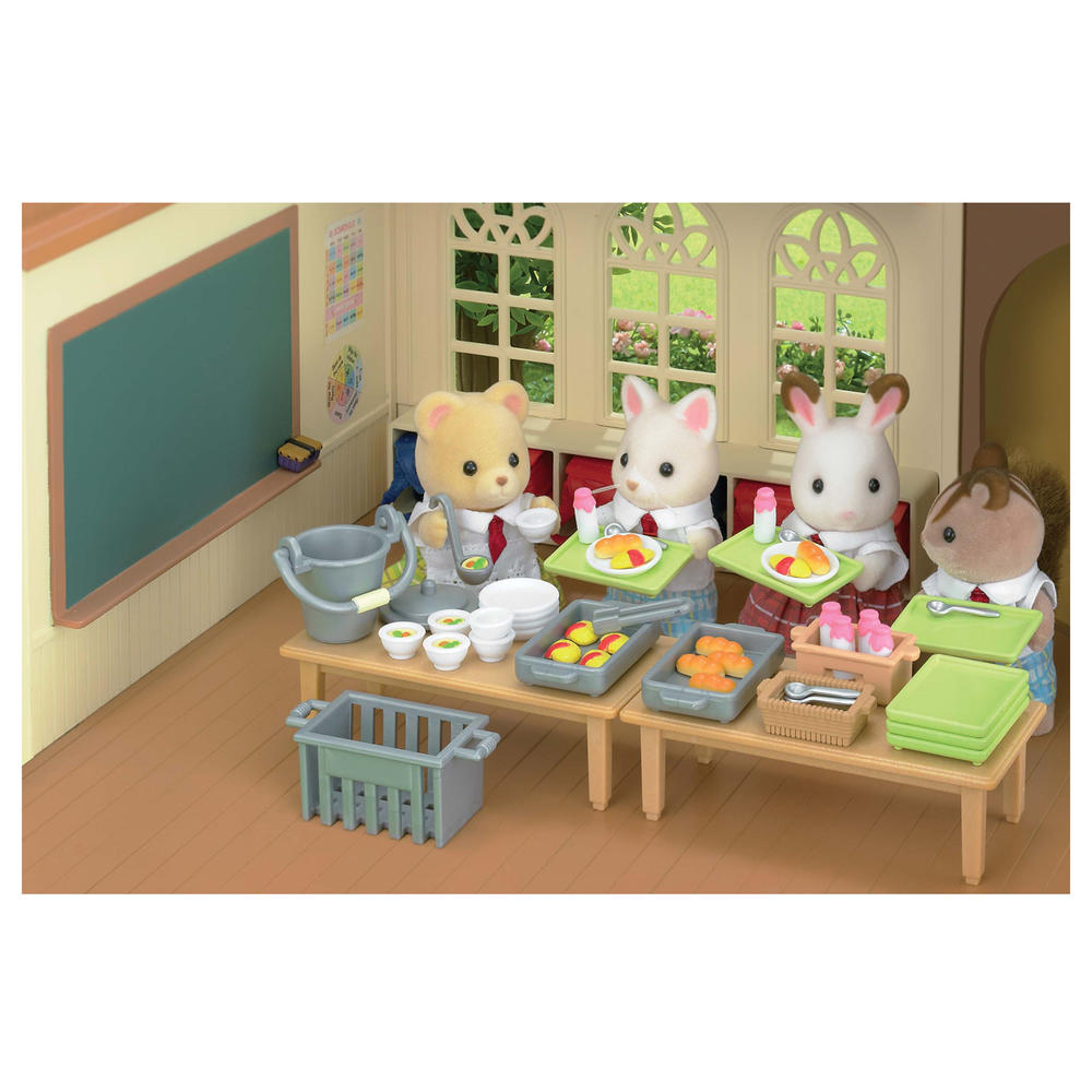 Calico Critters School Lunch Set