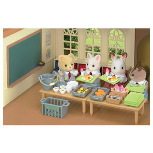 Calico Critters School Lunch Set
