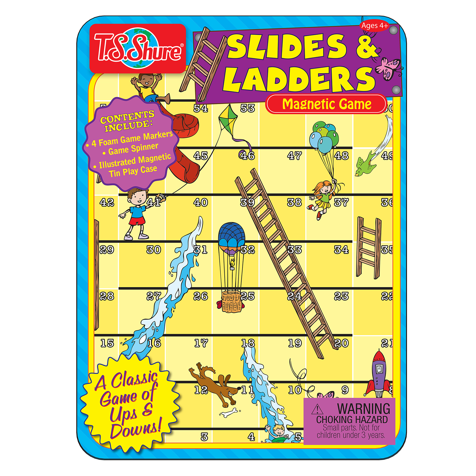 740984042107 UPC - T.S. Shure Slides And Ladders Game Mini Tin | UPC Lookup