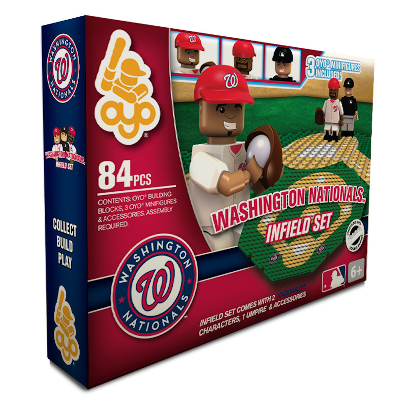 UPC 888914049427 - OYO Sports MLB 84-Piece Infield Set 2.0, Washington ...