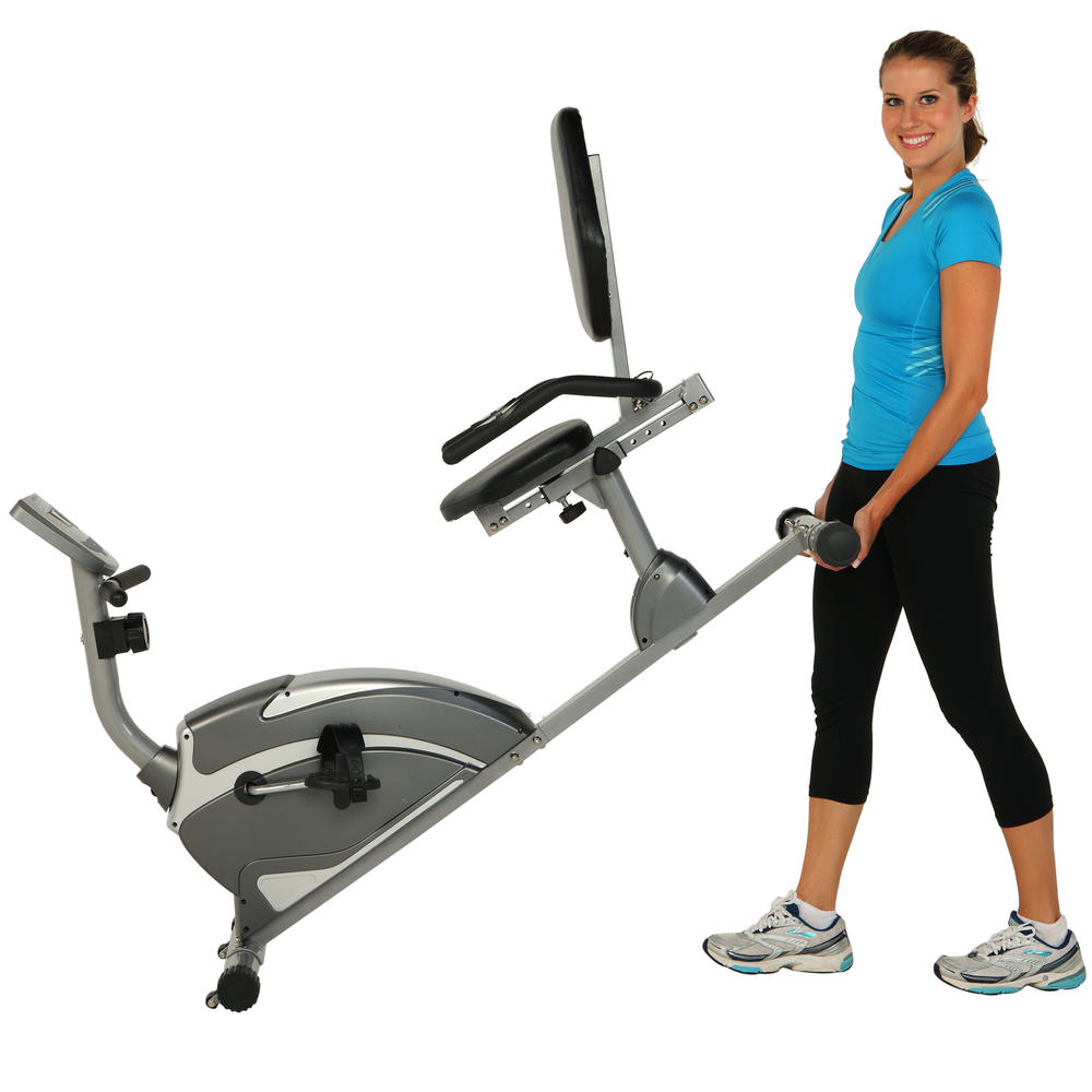 Exerpeutic 900XL Magnetic Recumbent Bike with Pulse