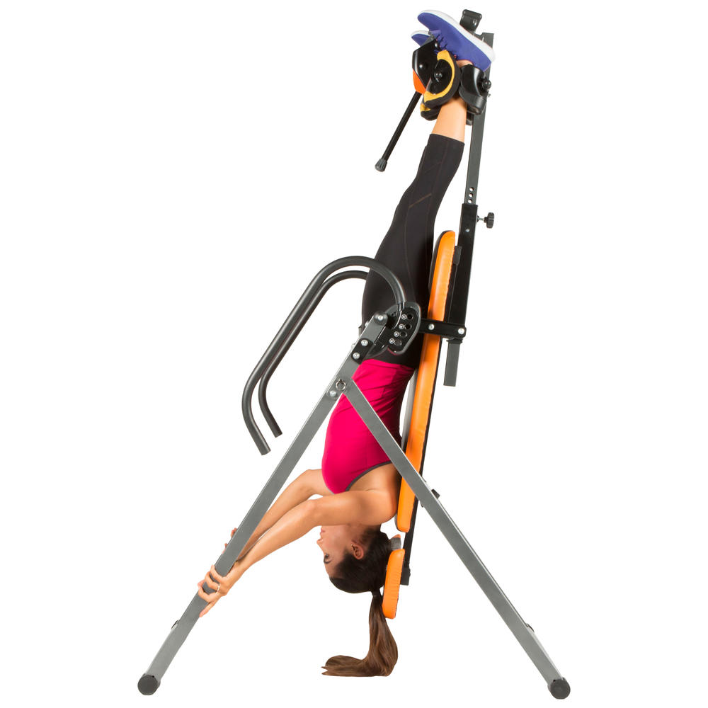 Exerpeutic 475SL Inversion Table with ‘AIRSOFT’ No Pinch Ankle Holders ...