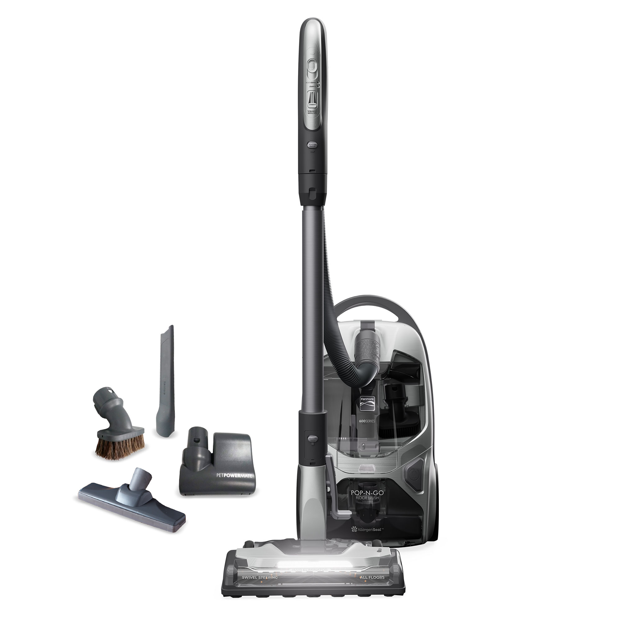 Kenmore BC4030 Pop N Go Bagged Canister Vacuum with Hair Eliminator Brushroll