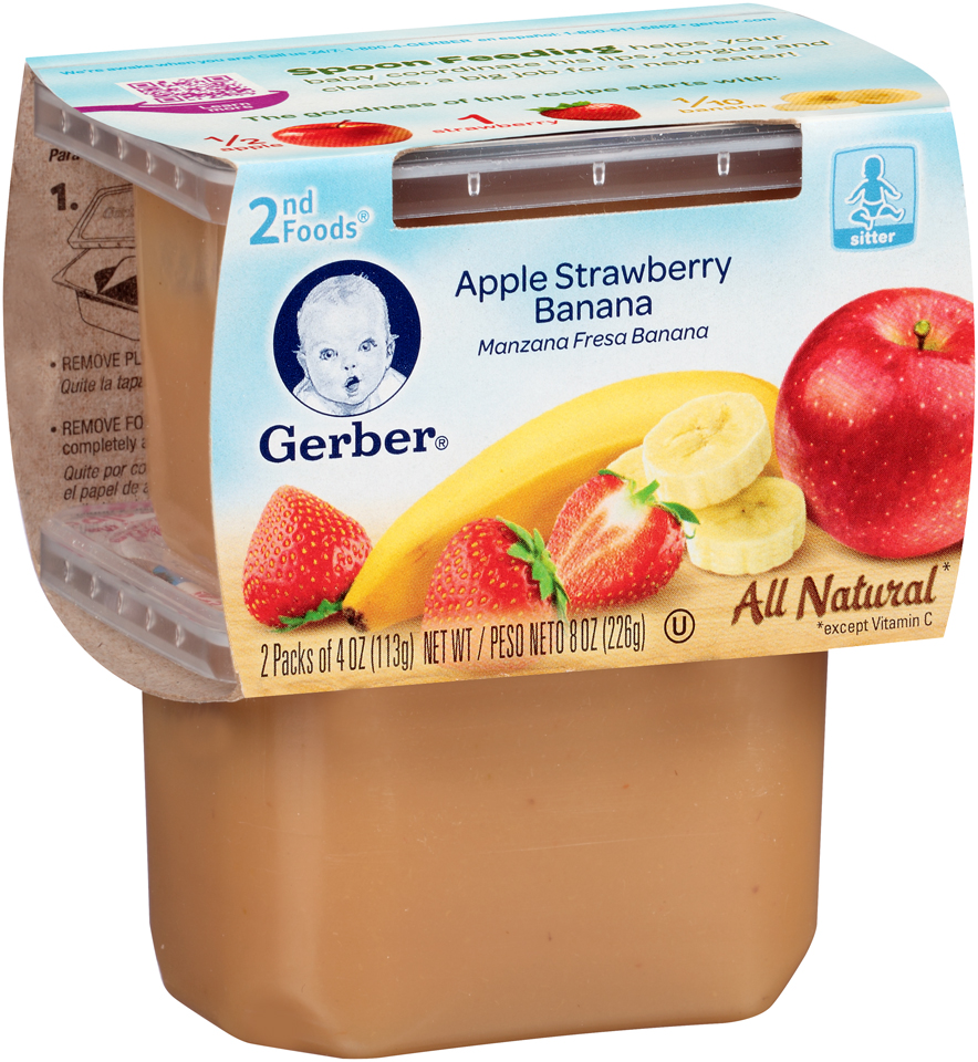 015000076092 UPC - Gerber Graduates Gerber 2nd Foods Apple Strawberry ...