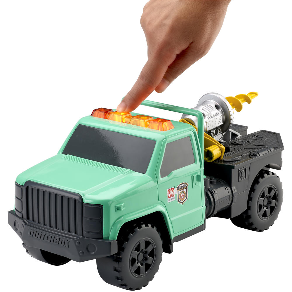 Matchbox Lights and Sounds Forest Utility Truck