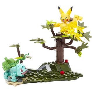 Mega Bloks Pikachu vs. Bulbasaur