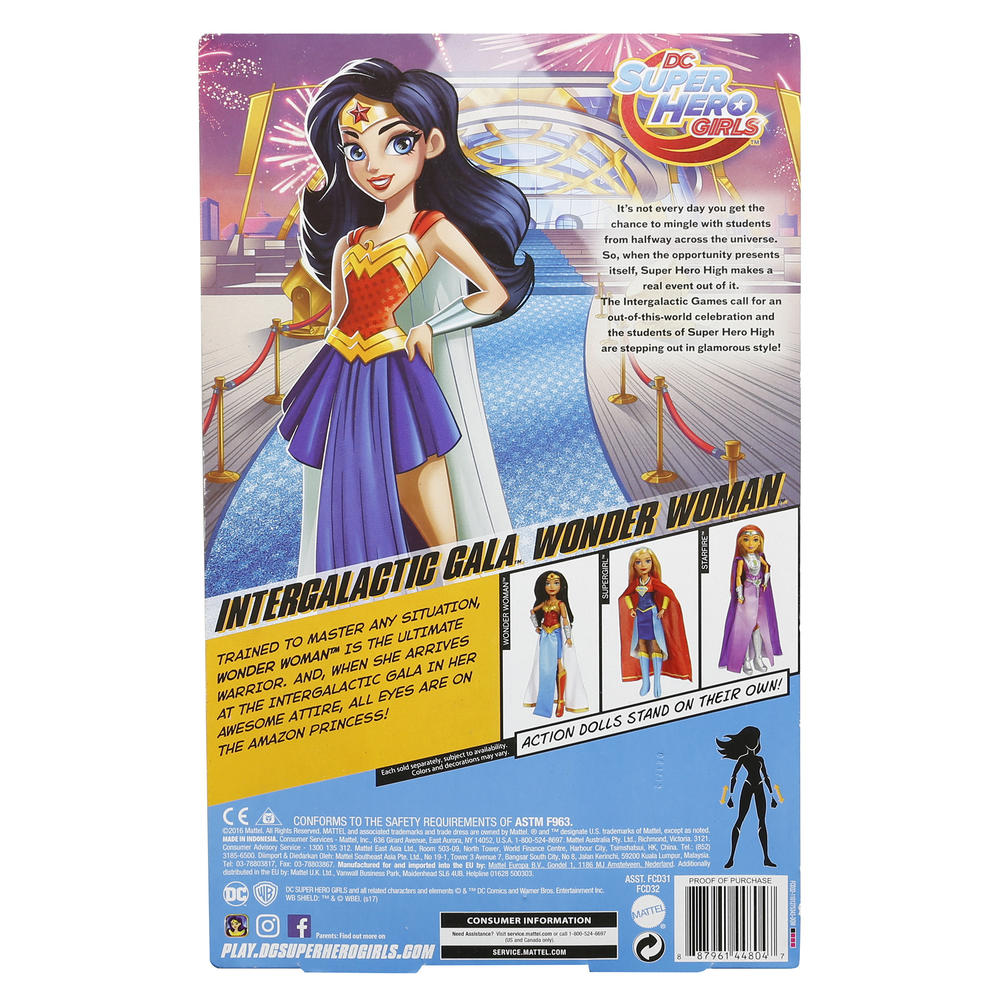 DC Comics Super Hero Girls™ 12" Intergalactic Gala Wonder Woman™ Action ...