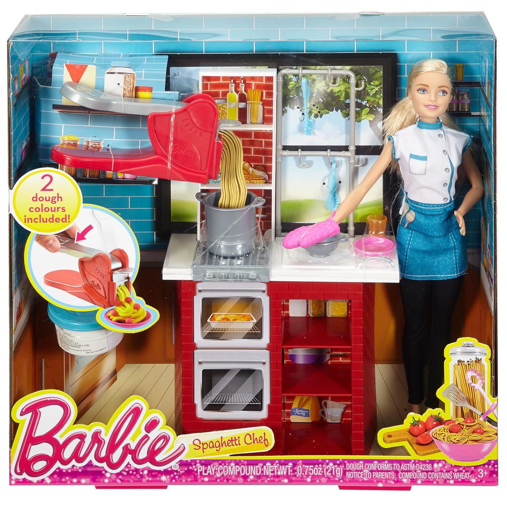Barbie Spaghetti Chef Doll & Playset