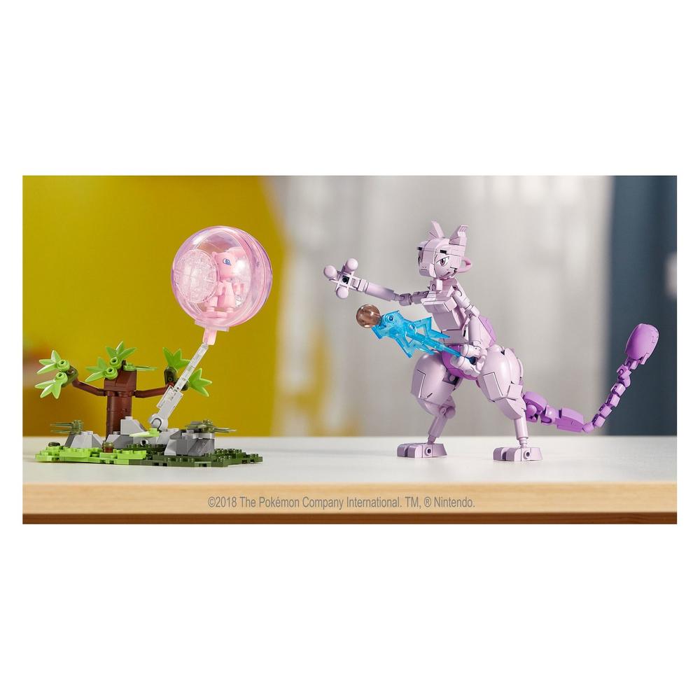 Pokemon Mega Construx Mew Vs. Mewtwo Clash Play Set