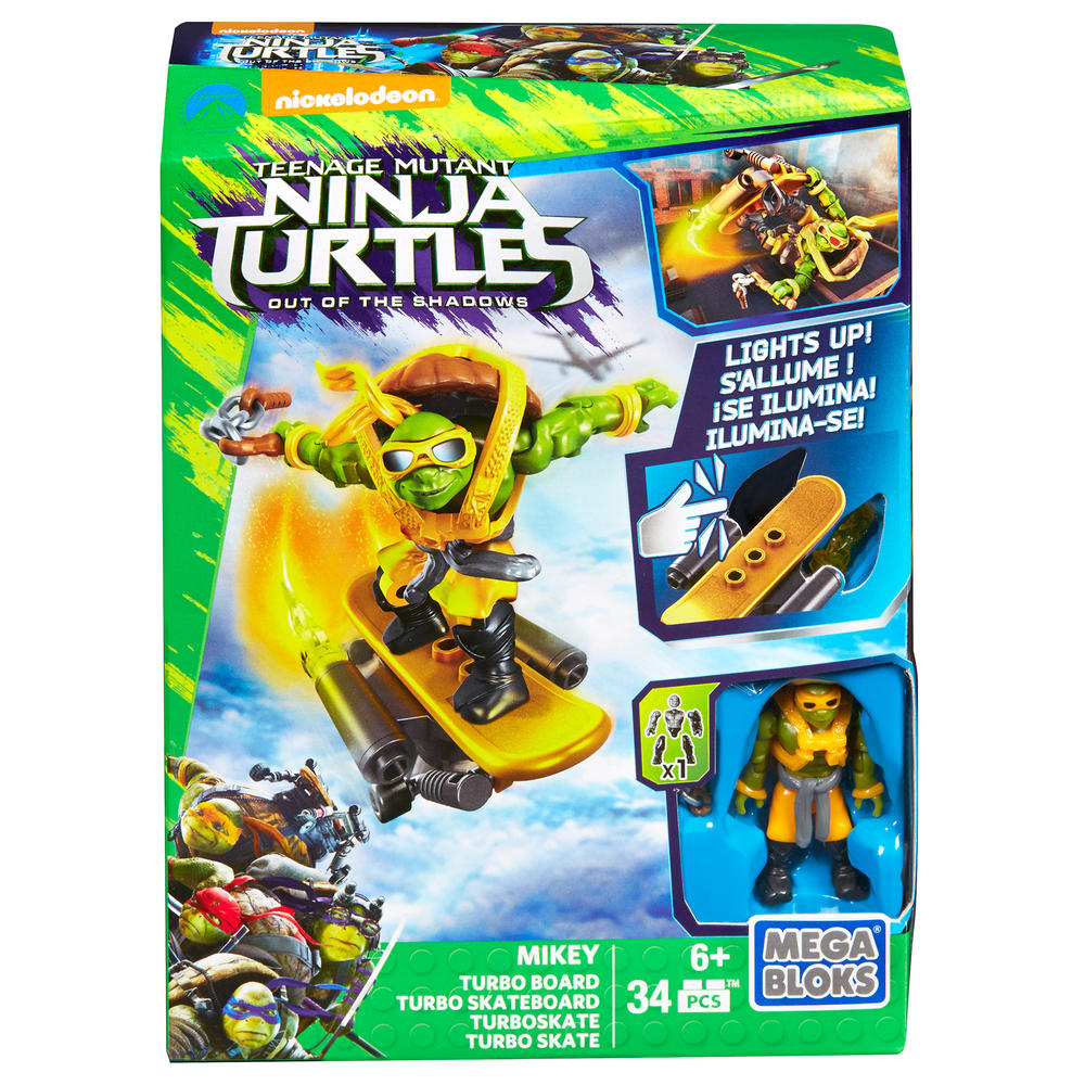 Mega Bloks Nickelodeon Teenage Mutant Ninja Turtles - Mikey Turbo Board