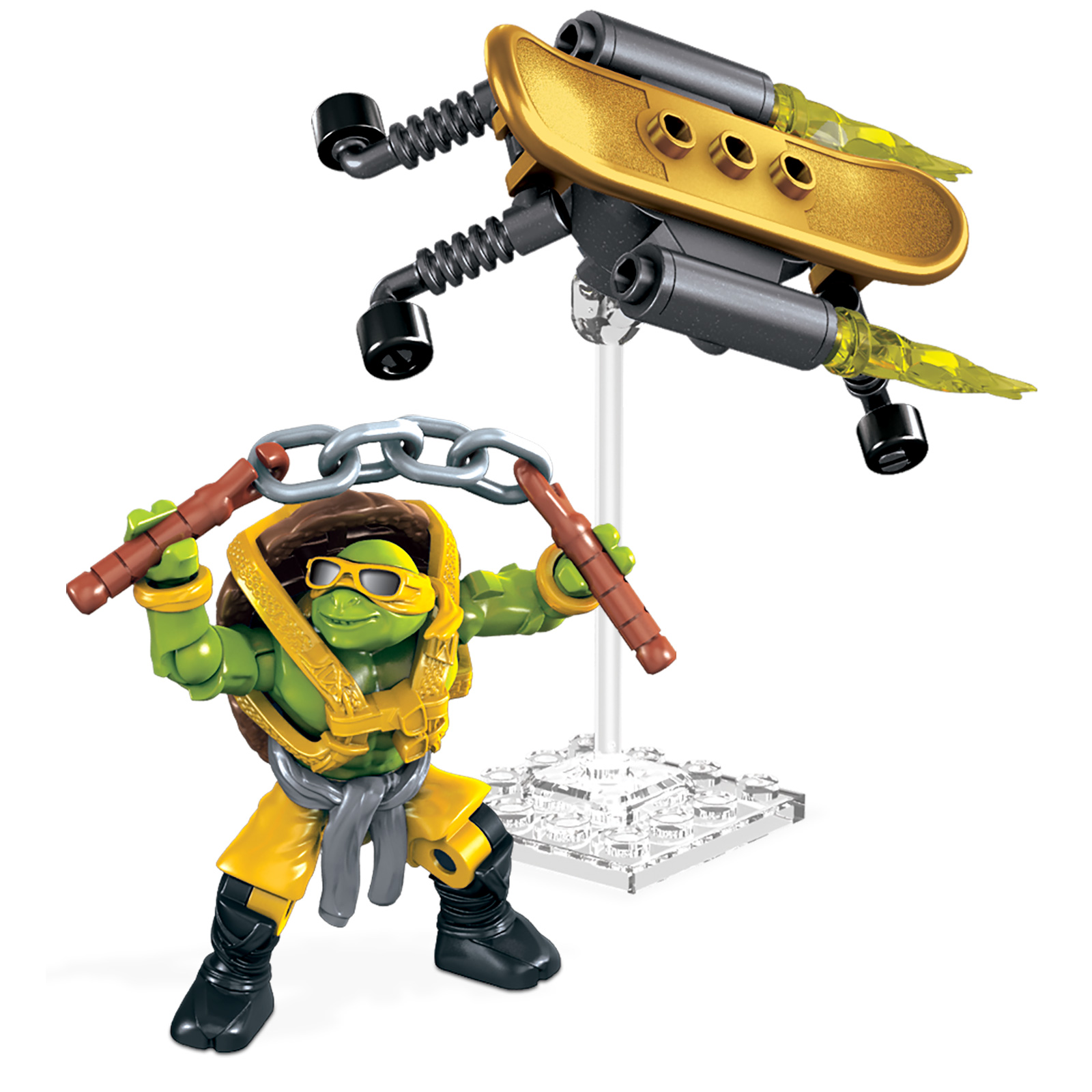 Mega Bloks Nickelodeon Teenage Mutant Ninja Turtles - Mikey Turbo Board
