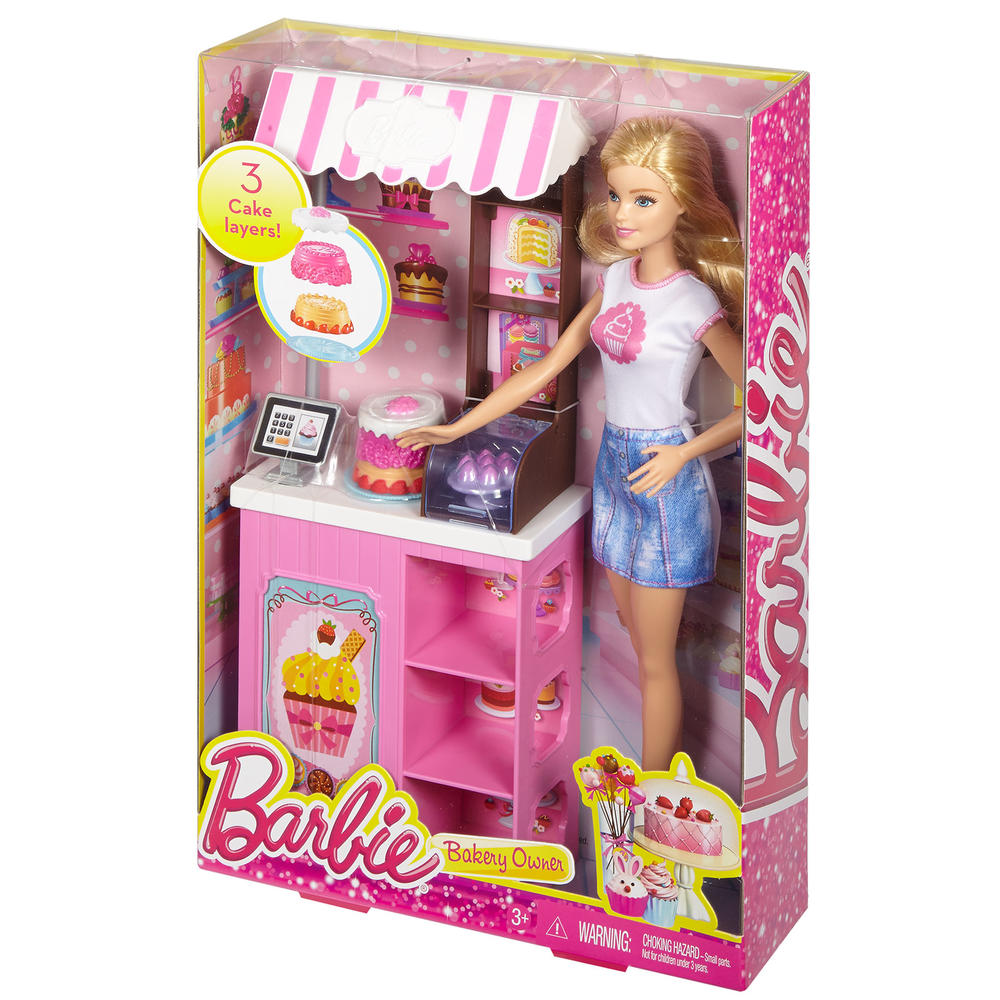 Barbie Bakery Owner Doll & Playset