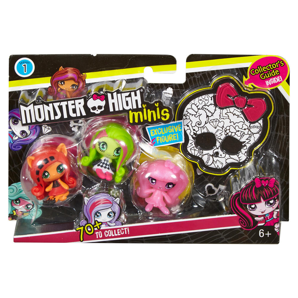 Monster High Minis 3-pack Multipak - features Getting Ghostly ...