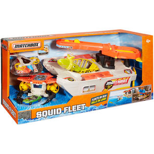 Matchbox Elite Rescue Squid Fleet Marine Ship