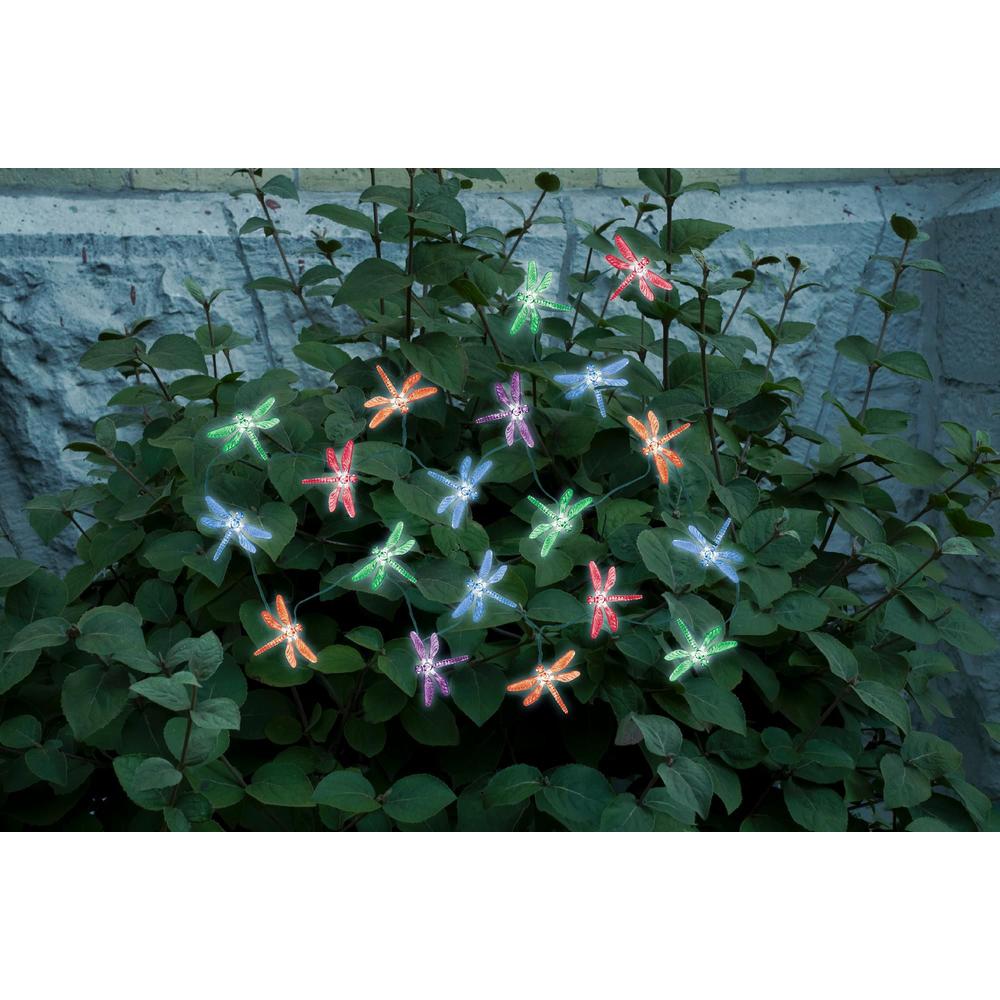 Smart Solar Color Changing Dragonfly Decor String Lights
