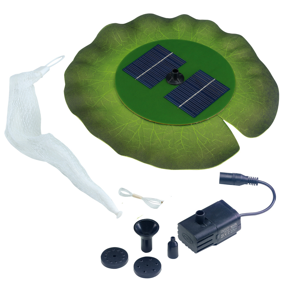 Smart Solar Floating Lily Solar Fountain