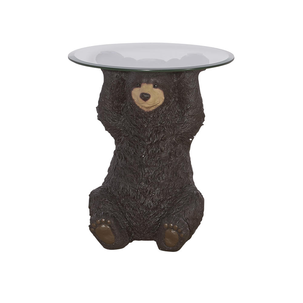 L Powell Barney Bear Side Table
