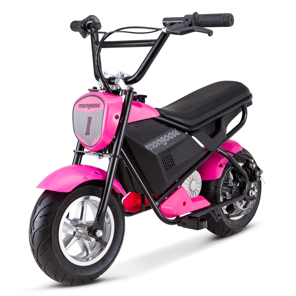Mongoose 24 Volt Powered Mini Bike - Pink