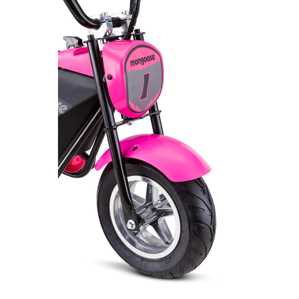 Mongoose 24 Volt Powered Mini Bike - Pink