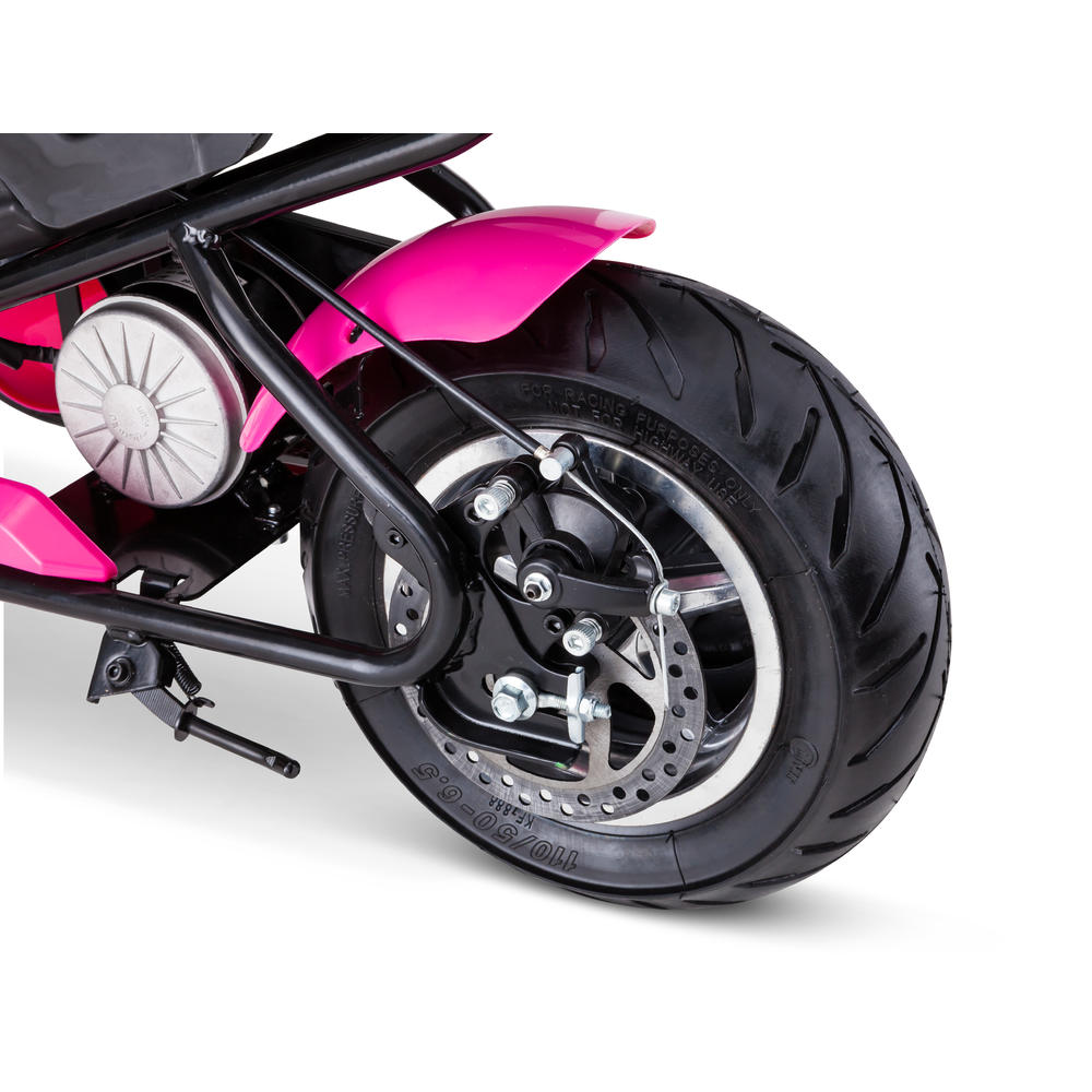 Mongoose 24 Volt Powered Mini Bike - Pink