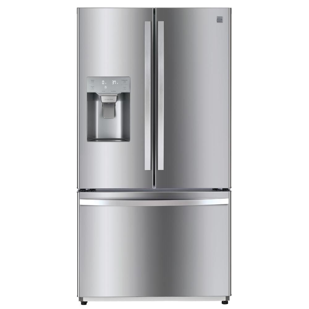Kenmore French Door Refrigerator With Dual Ice Makers 255 Cu Ft