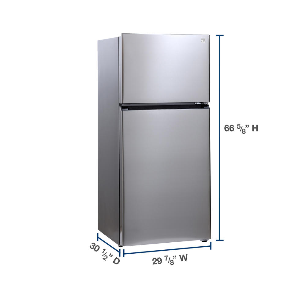 Kenmore 60495 18.3 cu. ft. Top-Freezer Refrigerator with Glass Shelves ...