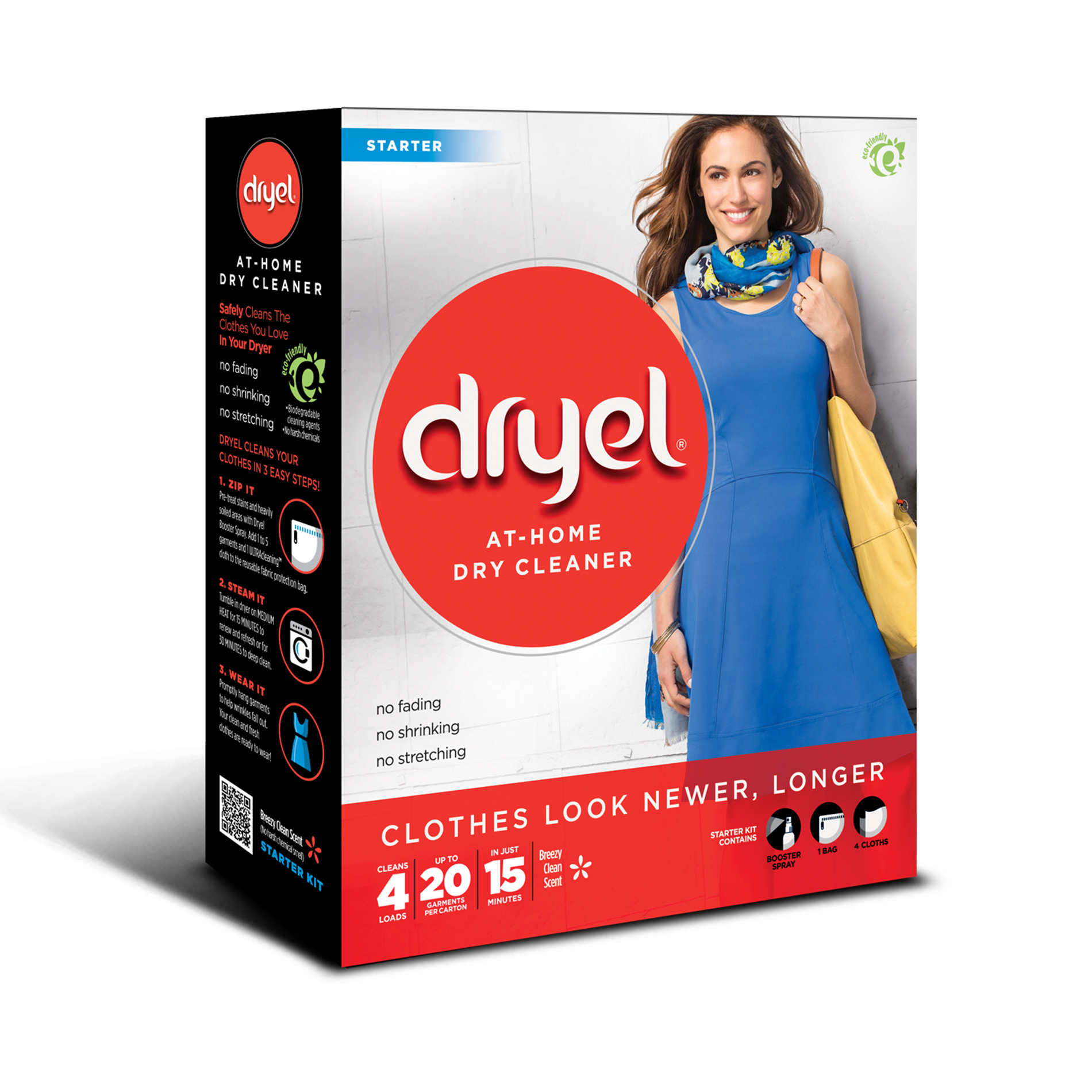 Dryel At-Home Dry Cleaner Starter Kit 4 Loads