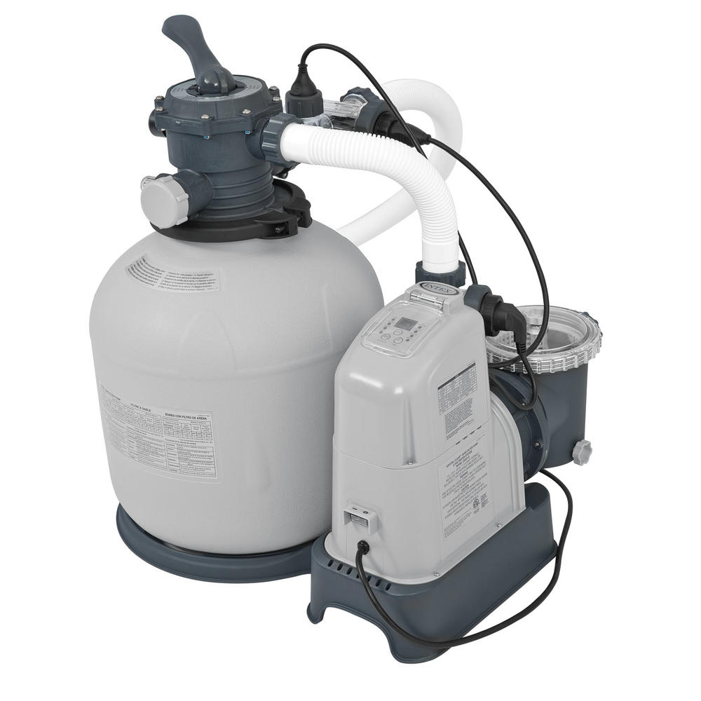 Intex 24’ x 52” Ultra Frame® (w/ 2,100 gph Sand Filter Pump, Ladder ...