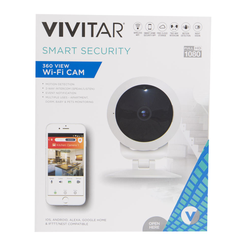Vivitar Smart Security 360 View Wi-Fi Cam