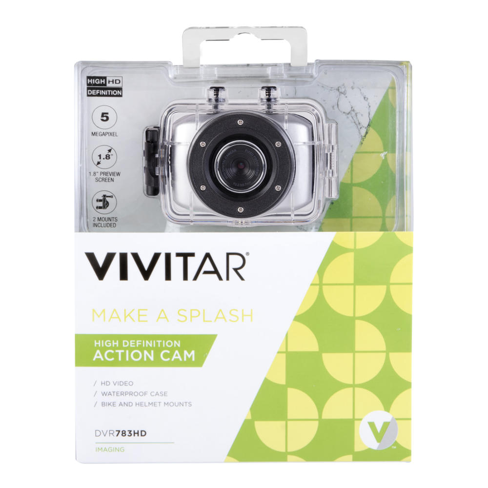 Vivitar DVR783HD-SIL-WM DVR 783HD ActionCam - Silver