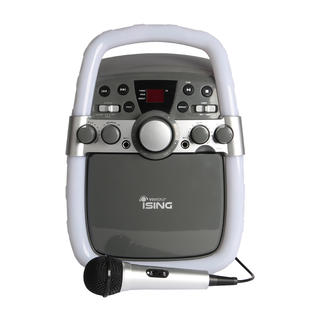 Vivitar iSing Bluetooth Karaoke Machine with Mic - Silver