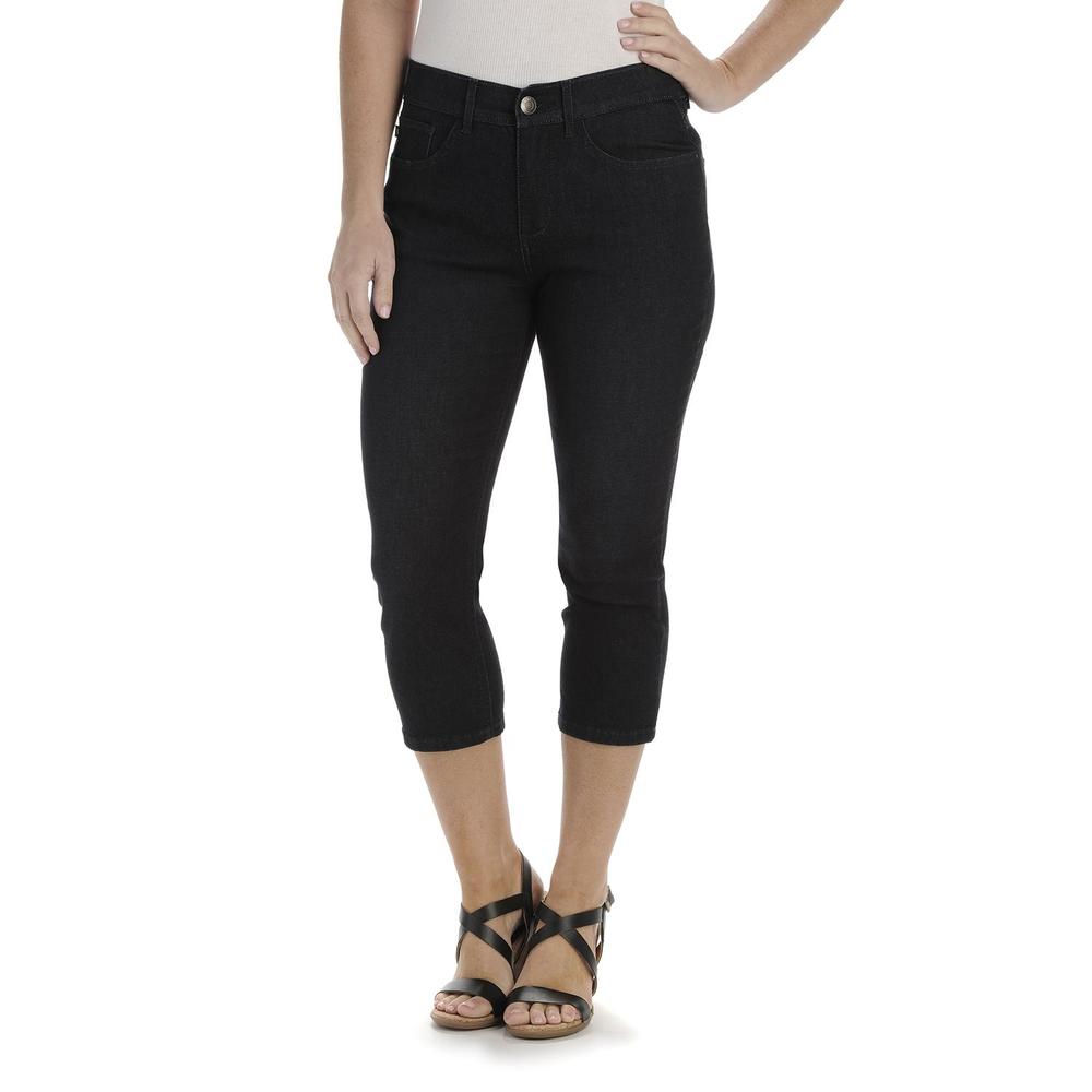 Petite's Colored Denim Capri Pants