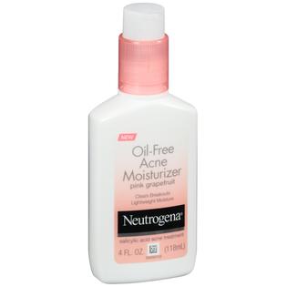 Neutrogena Oil-Free Acne Pink Grapefruit Facial Moisturizer, 4 fl. oz