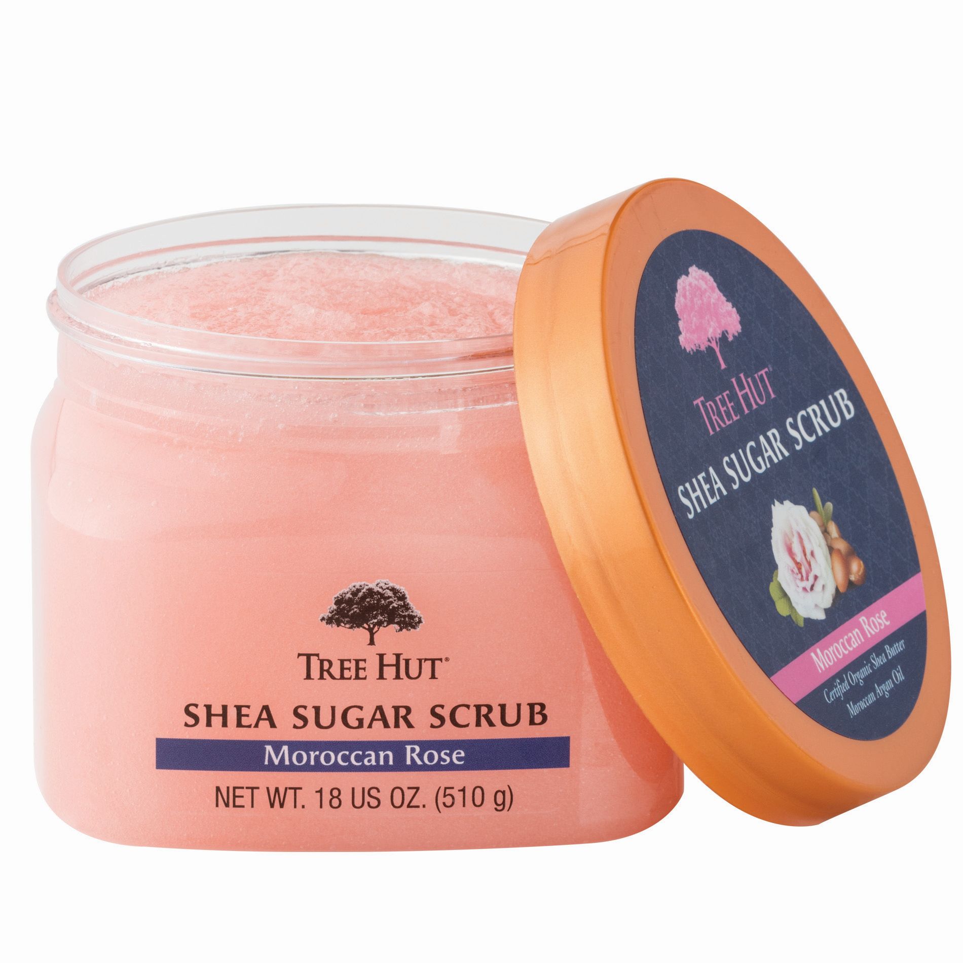 Tree Hut Moroccan Rose Shea Sugar Scrub, 18oz
