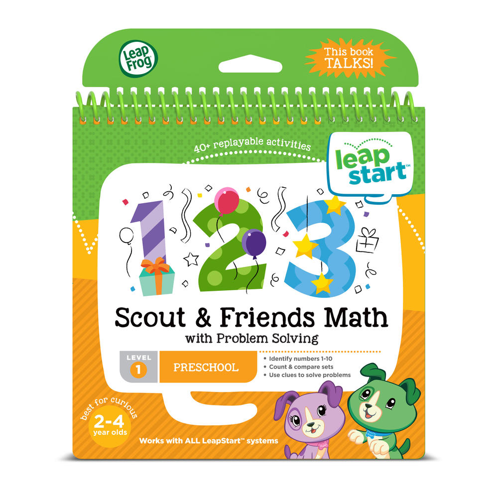 LeapFrog LeapStart Preschool Activity Book: Scout & Friends Math and ...