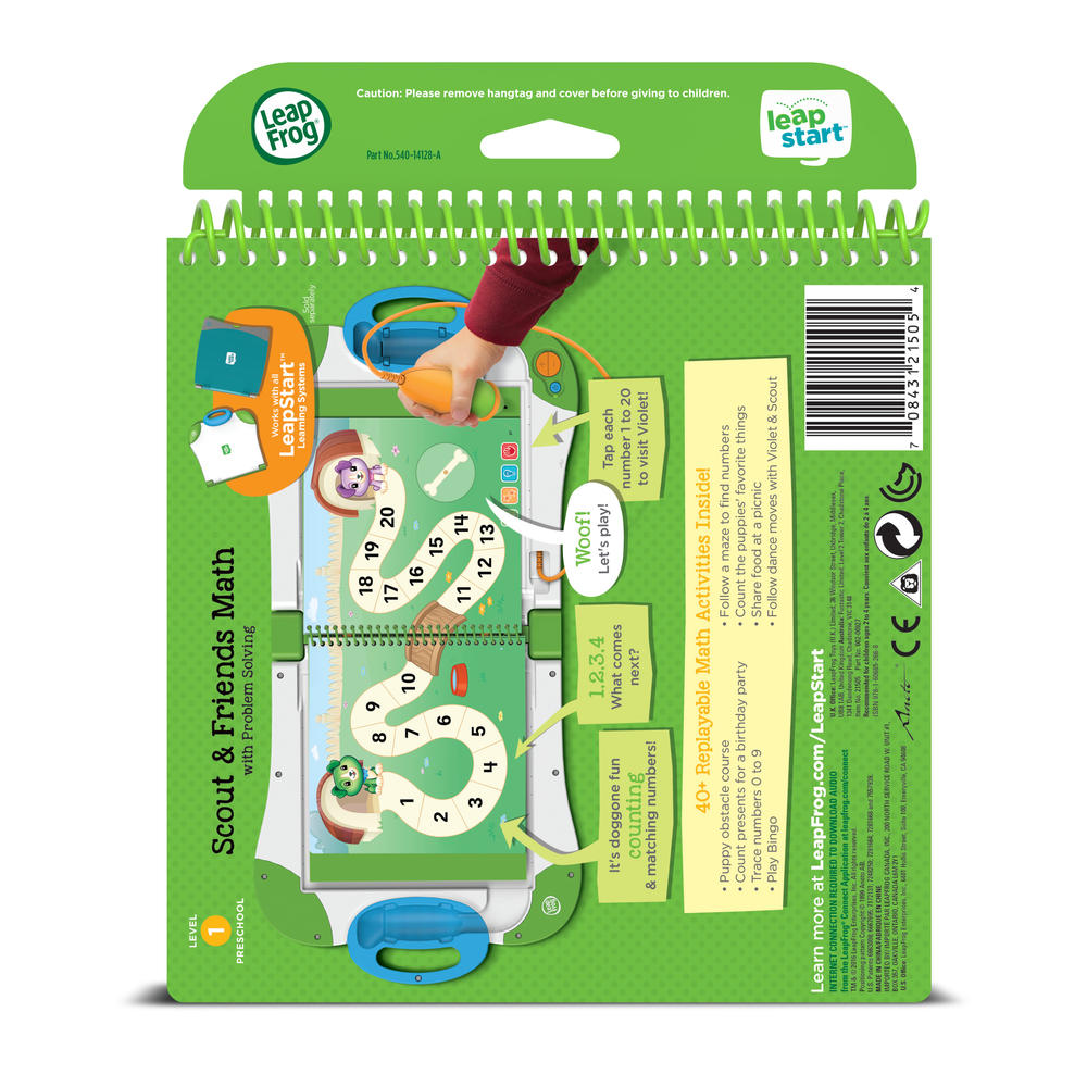 LeapFrog LeapStart Preschool Activity Book: Scout & Friends Math and ...