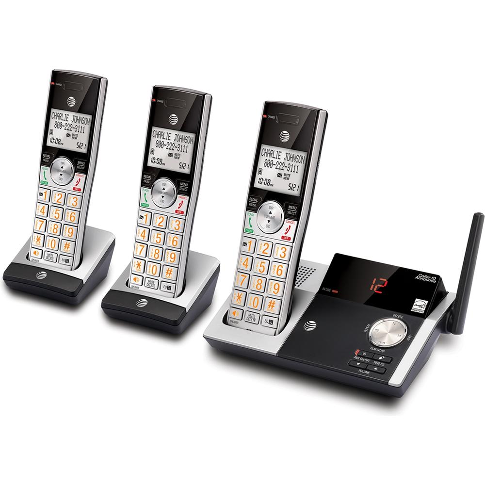 AT&T CL82315 DECT 6.0 Expandable Cordless Phone Answering System, AND ...