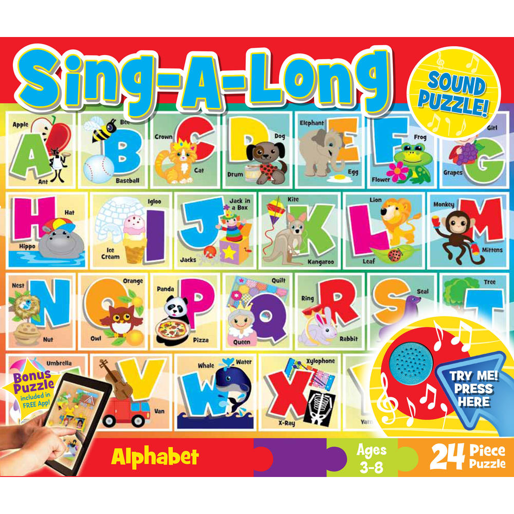 MASTERPIECES 24 Piece - Alphabet Song Sound Puzzle