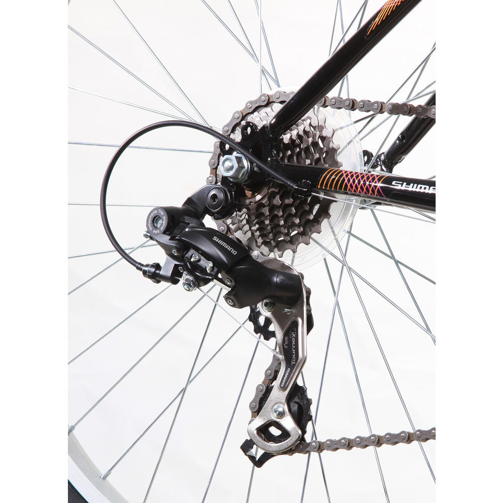 Titan Trail 21-speed Suspension Women's Mountain Bike, Black