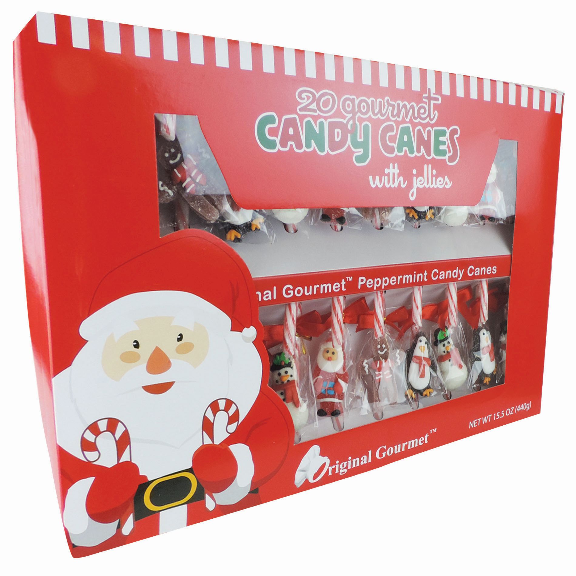 UPC 654954203521 - Gourmet Holiday Peppermint Candy Canes, 15.52 oz ...