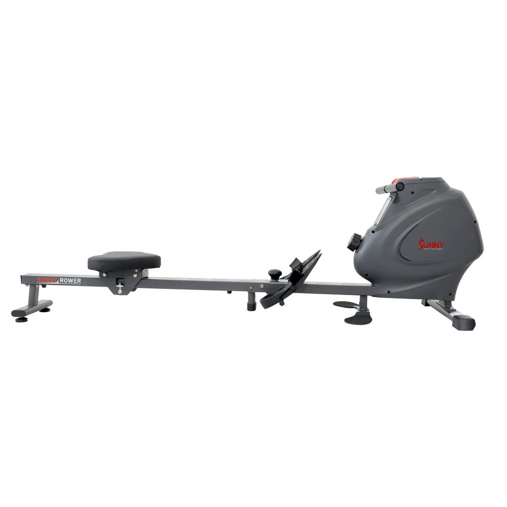 Sunny Health & Fitness Premium Magnetic Rowing Machine Smart Rower with ...