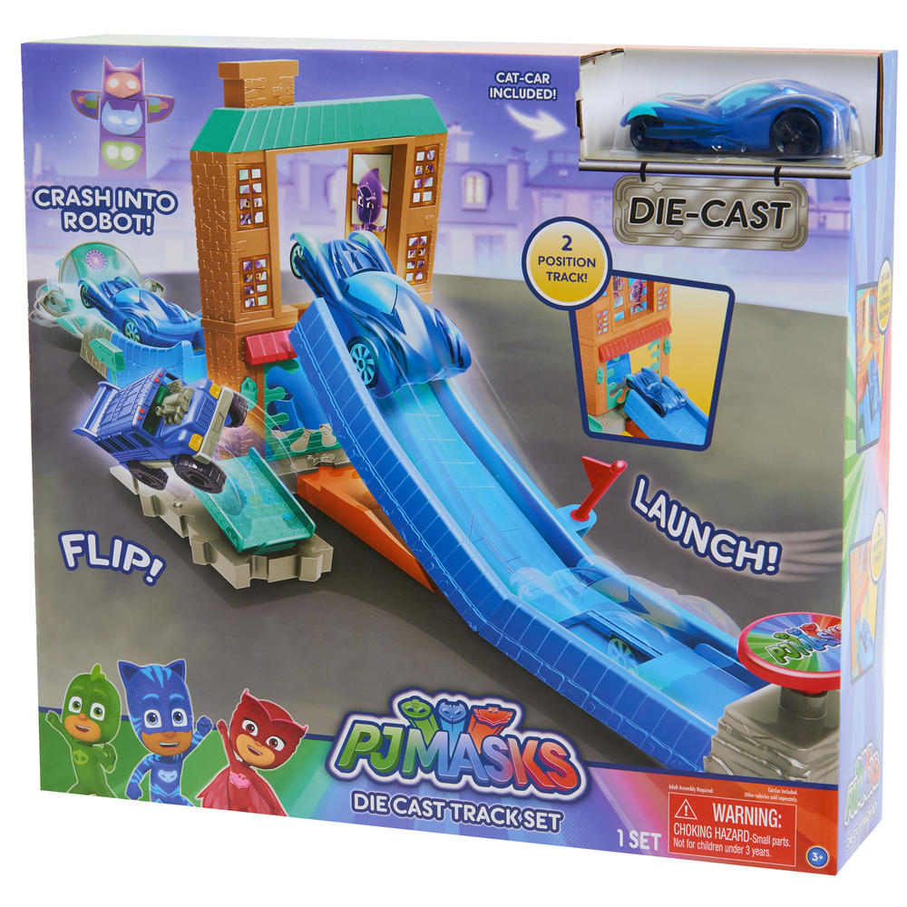 Just Play PJ Masks Die-Cast Car & Track Play Set
