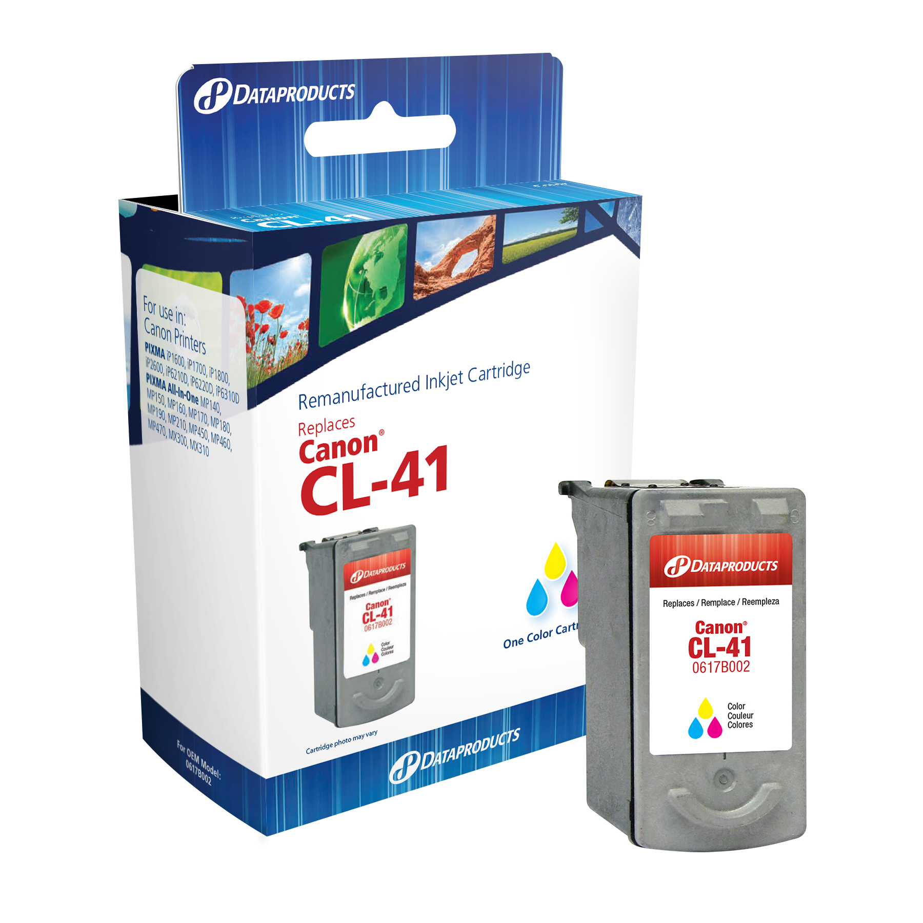 Dataproducts DPCCL41 Remanufactured Inkjet Cartridge for Canon CL-41 ...
