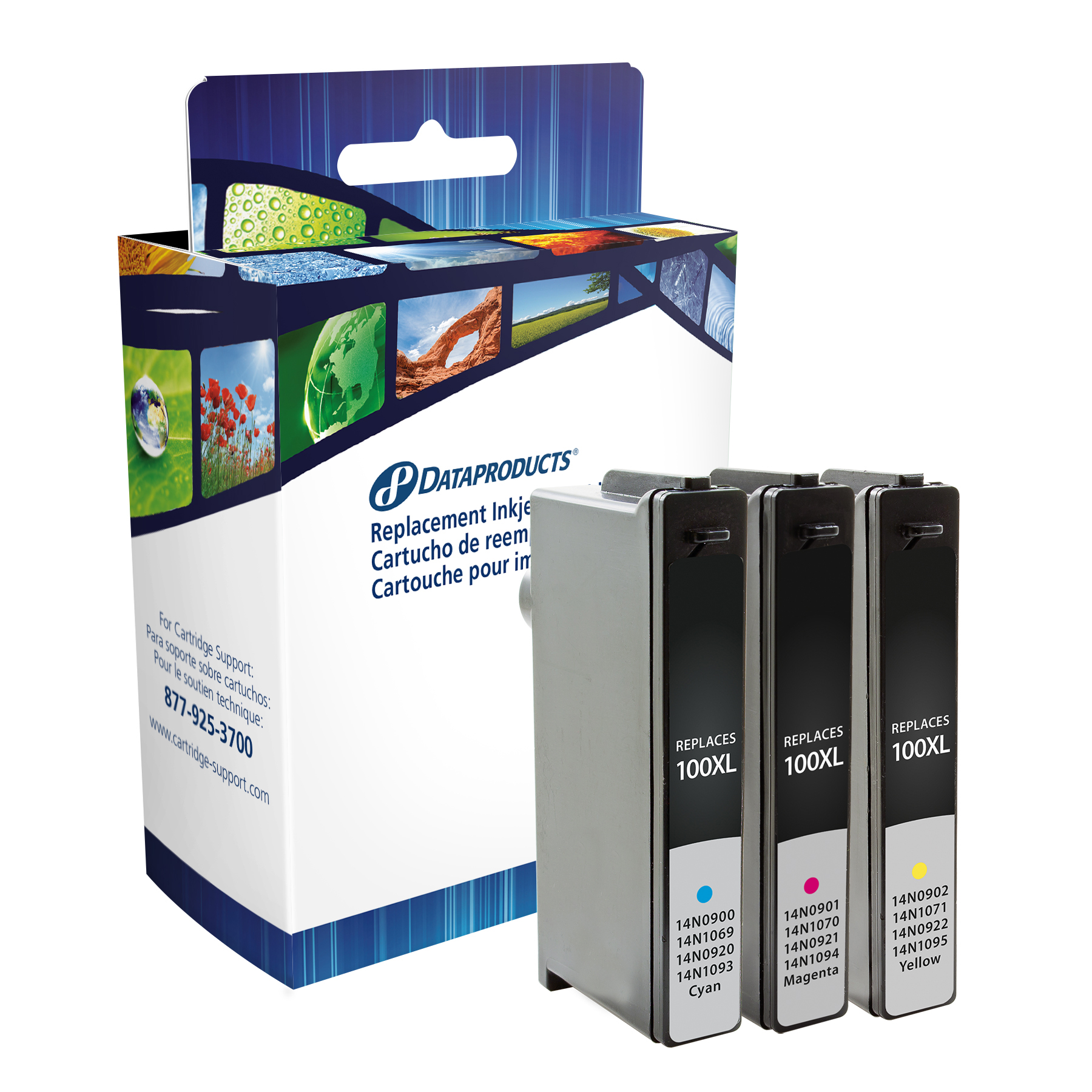 Dataproducts DPC100XLCMY Remanufactured Inkjet Cartridge for Lexmark ...