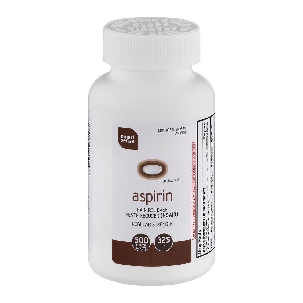 Regular Strength Aspirin - 500 Coated Tablets