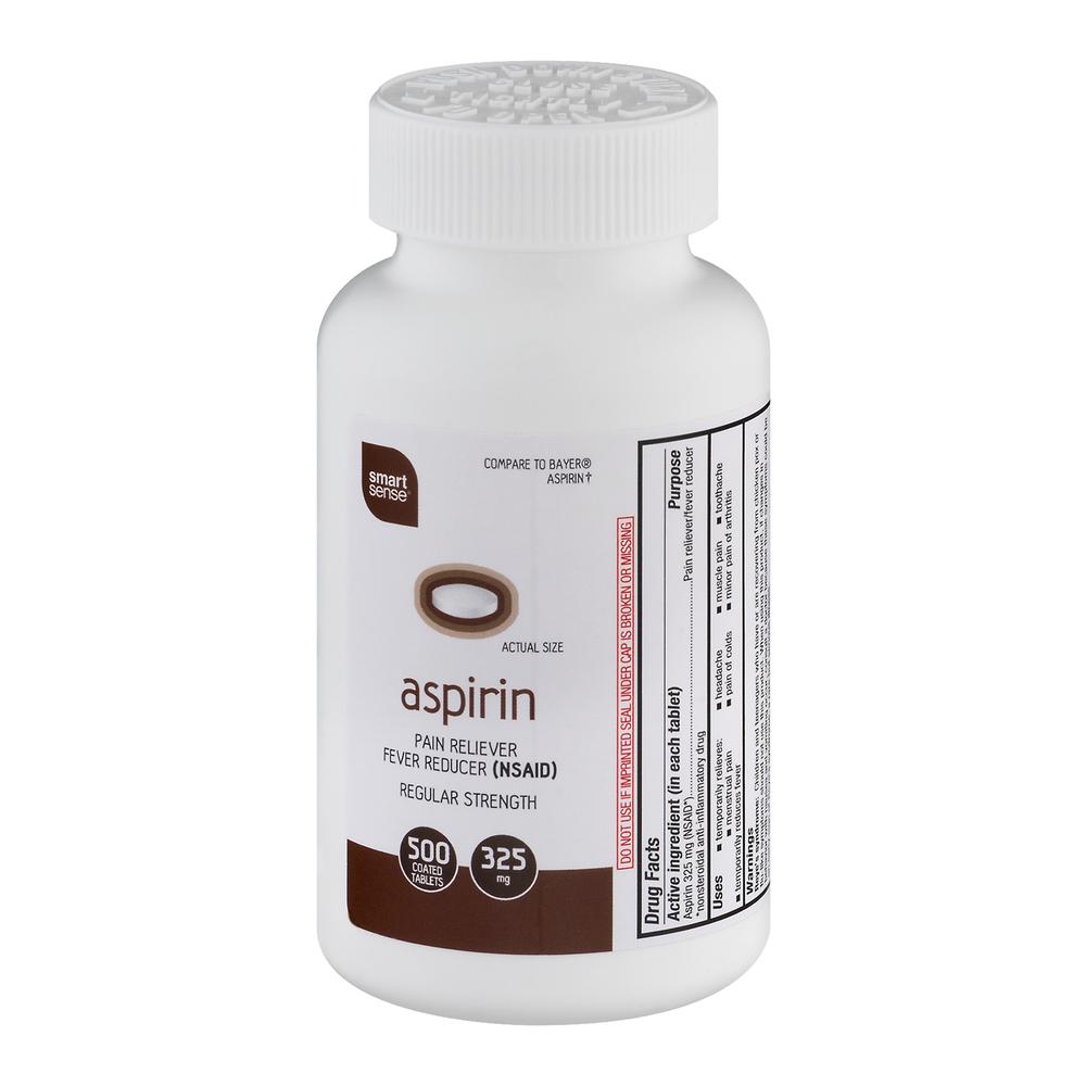 Regular Strength Aspirin - 500 Coated Tablets