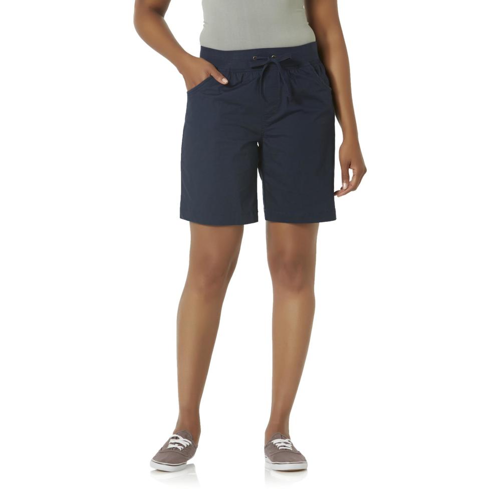 Basic Editions Women's Drawstring Shorts