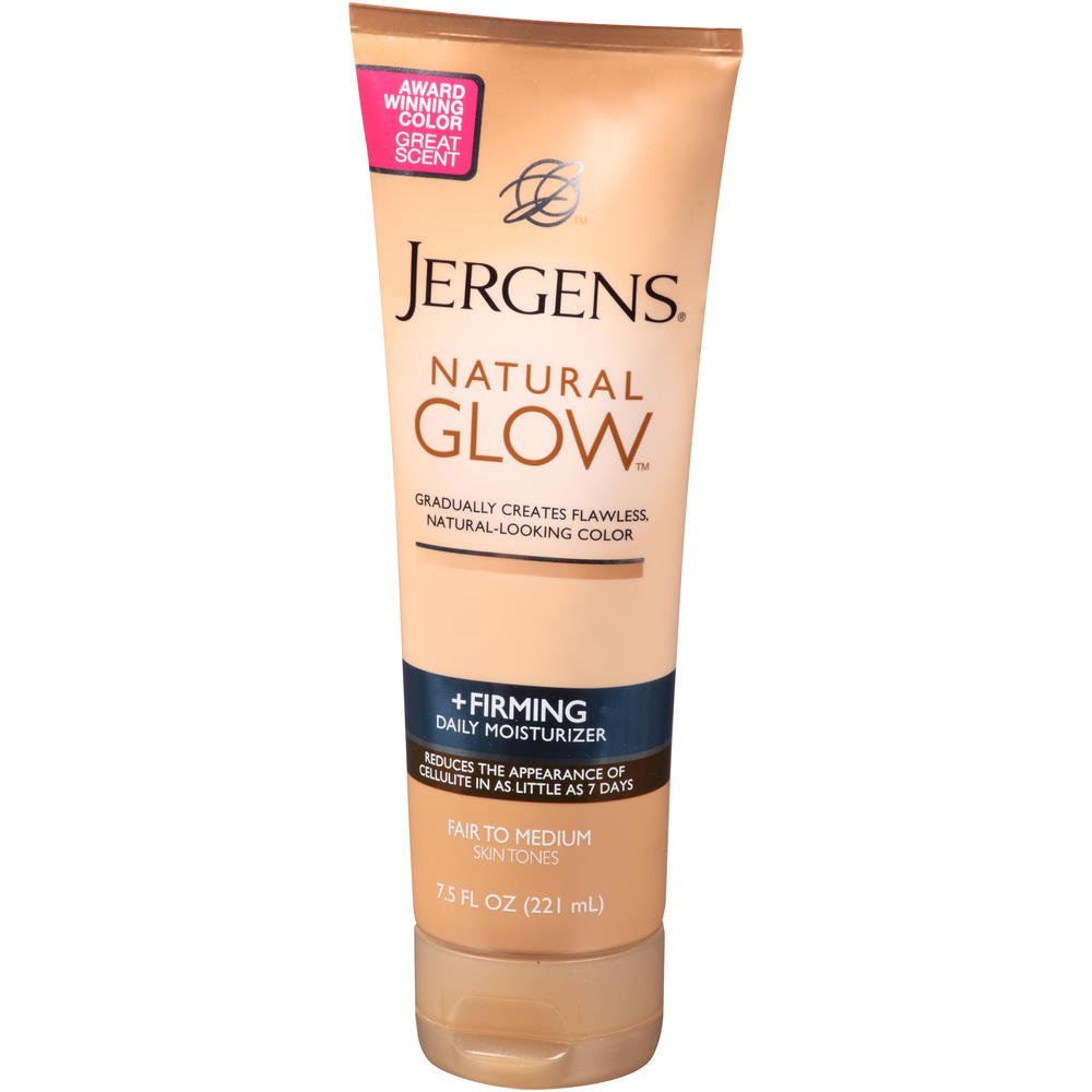 Jergens Natural Glow Daily Moisturizer, Firming, Medium Skin Tones, 7.5 ...